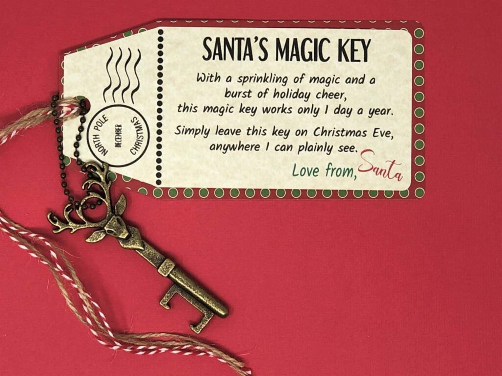 SantaS Magic Key Free Printable - Free Printable Worksheets for Fun ...